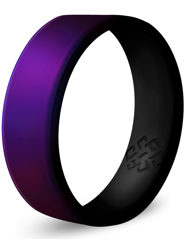 Cosmic Purple Dual Layer Breathable Silicone Ring | Knot Theory