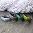 Custom Engraved Forest Silicone Ring for Women - Arc 6mm Band